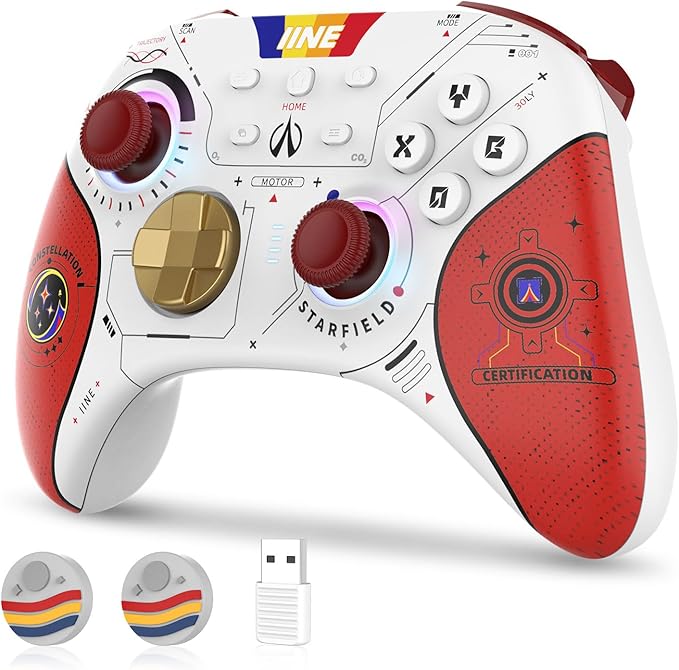 IINE Switch Pro Controller with Hall Effect Joystick/Trigger, (No Drift ...