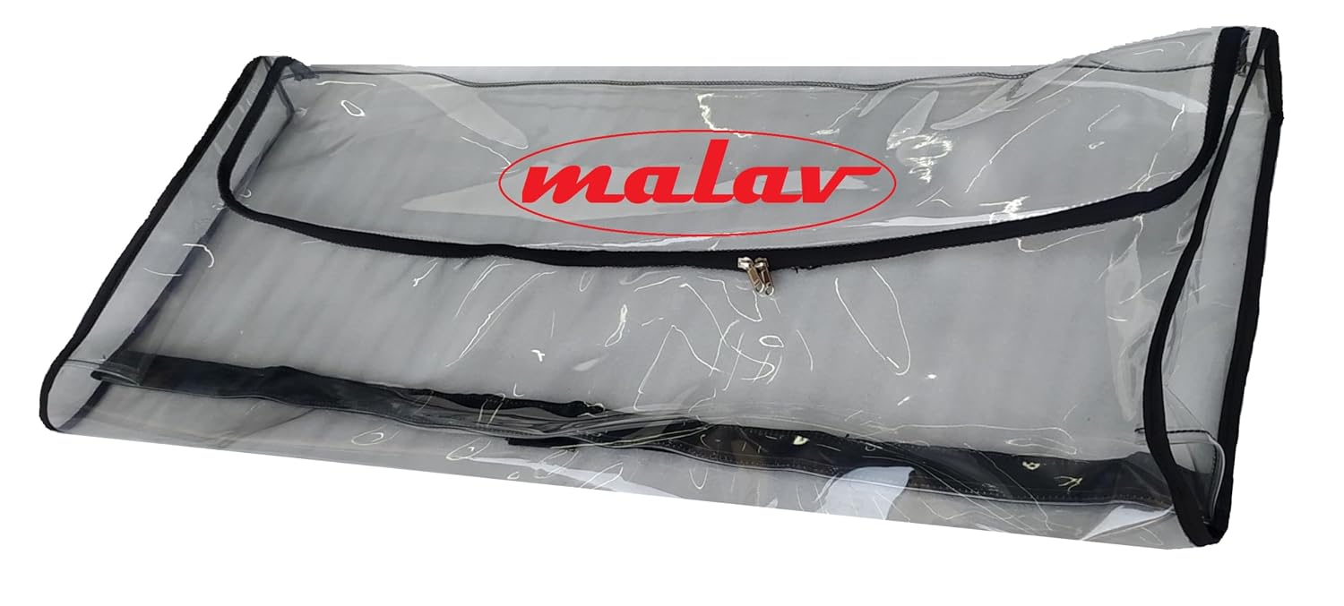 Malav Transparent Rain Dust Safety Cover for Casio CT-X9000IN, CT ...
