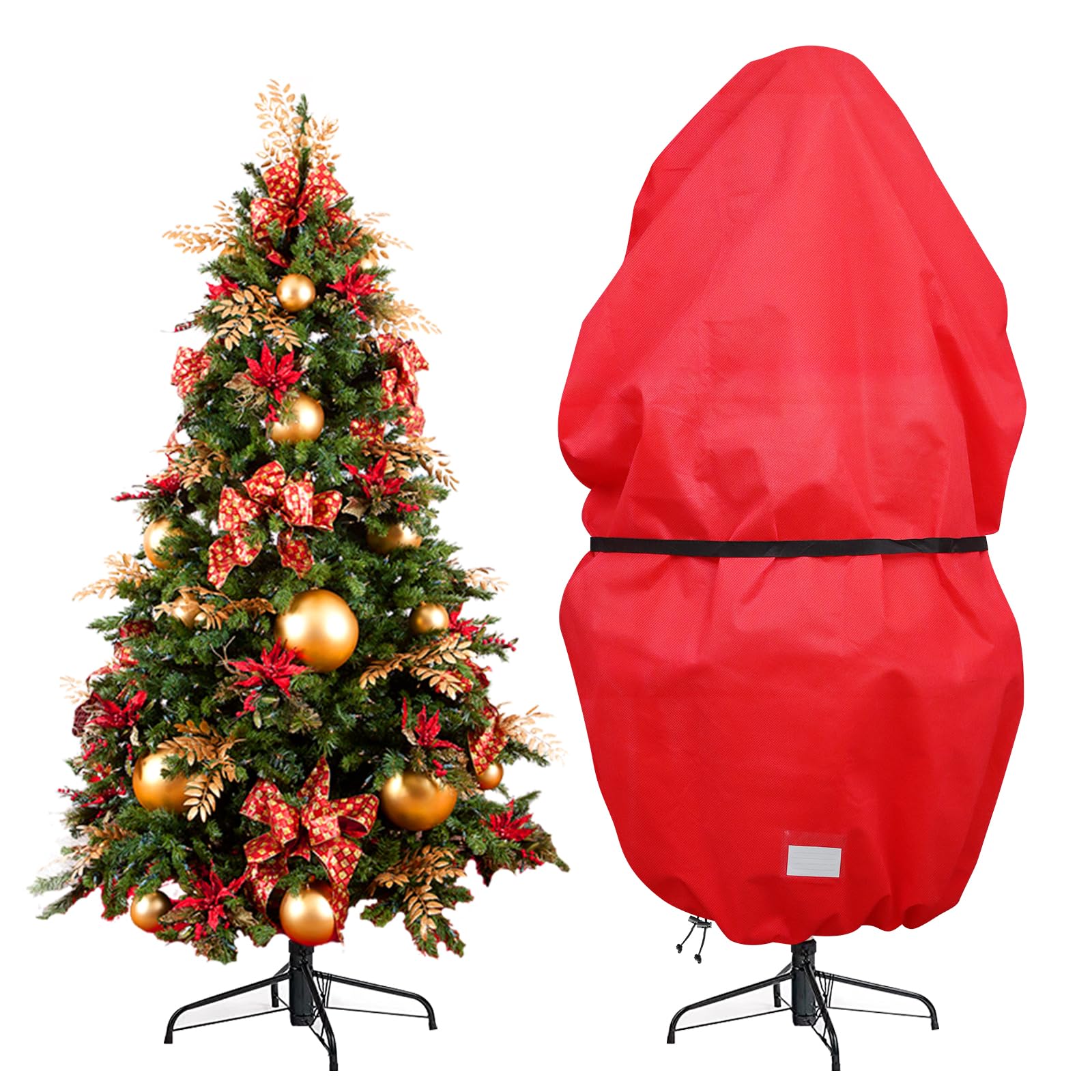 Amazon.com: Upright Christmas Tree Storage Bag with Adjustable Straps ...