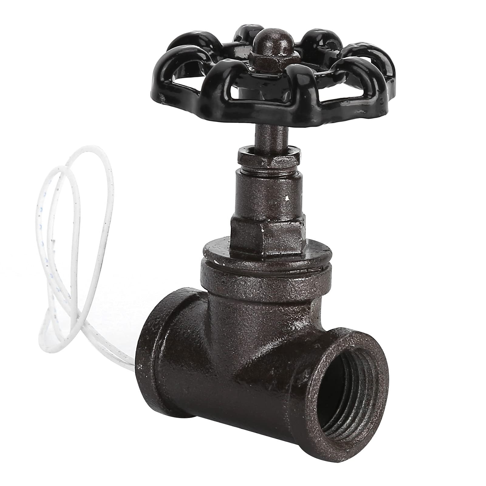 Buy Light Valve, Steampunk Lamp Valve Easy Operation Black with White ...