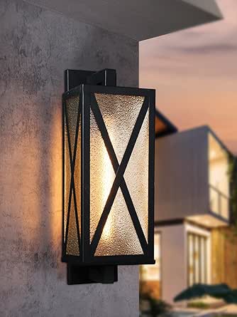 LEONLITE Extra Large 19Inch Outdoor Wall Lights, Classical Style Wall ...
