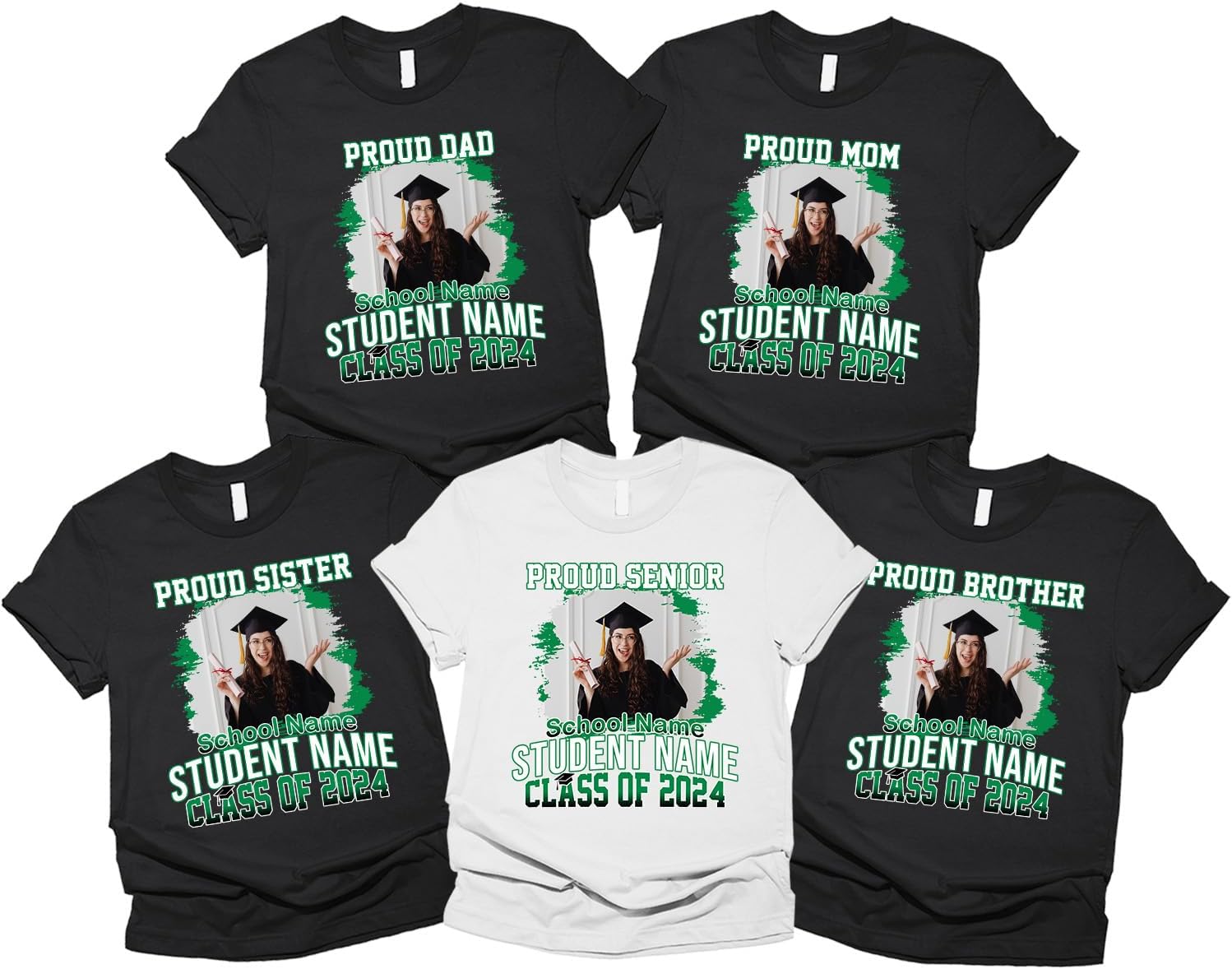 Proud Family Class of 2024 Graduate Family Matching Shirt, Custom ...
