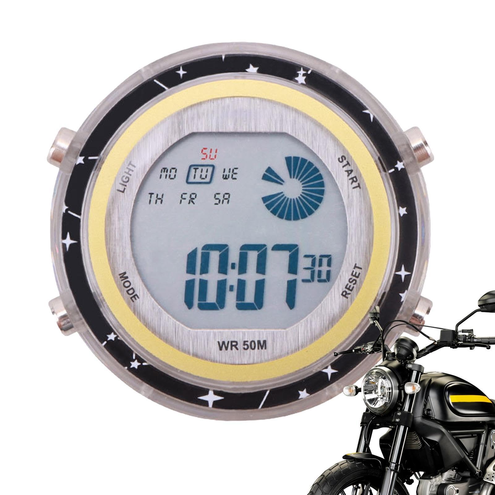 Stick On Clocks For Bikes Motorcycle Universal Motorcycle / Bike