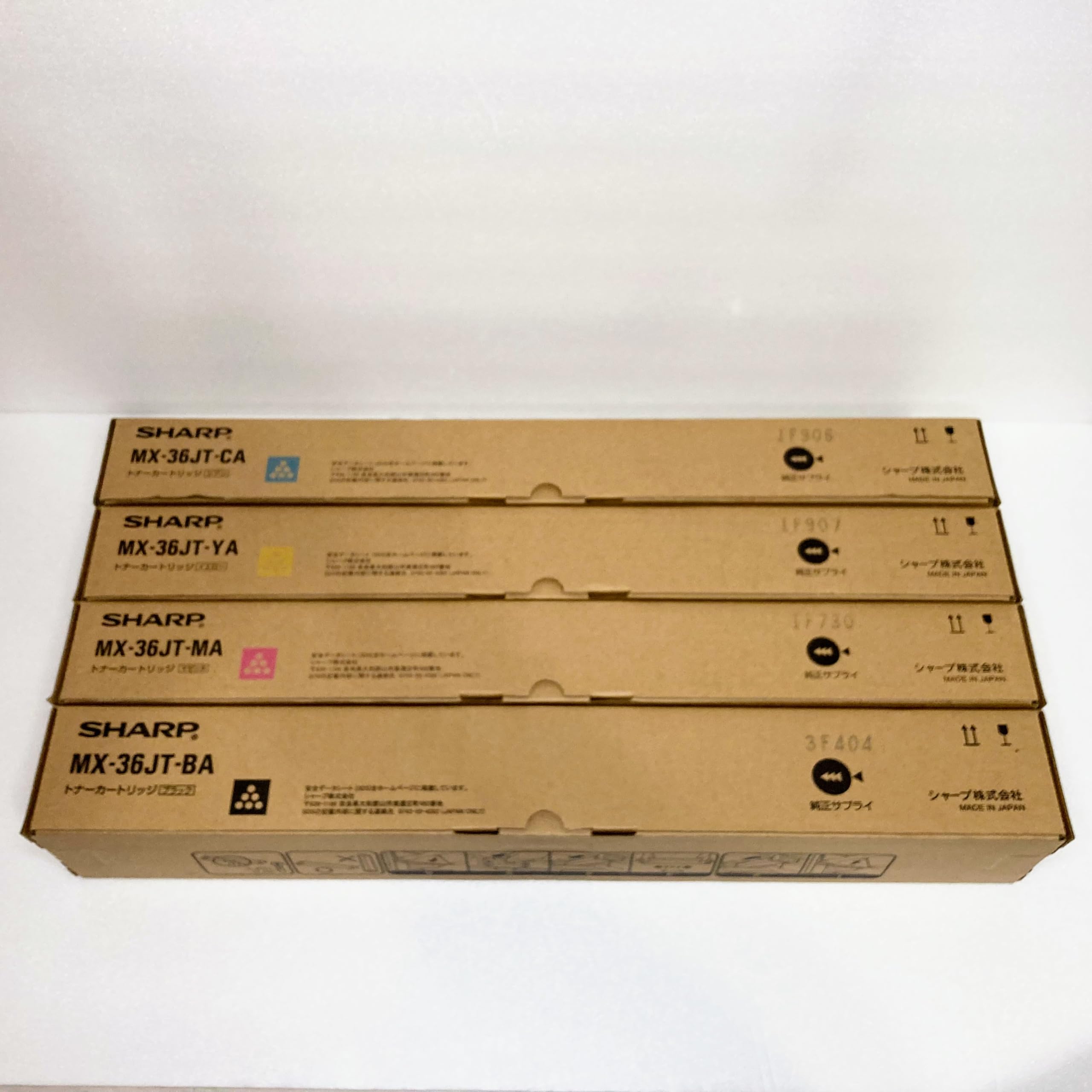 Amazon.co.jp: シャープ MX-36JT 4色セット 国内純正トナー MX-36JT_BA/MA/YA/CA : パソコン・周辺機器