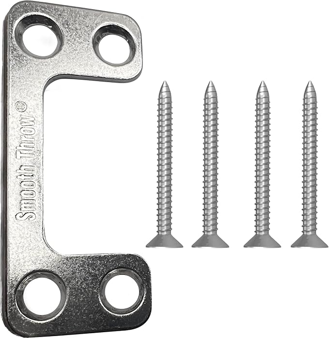 Oversized (1.125" x 2.75") Adjustable Strike Plate for Exterior Doors ...