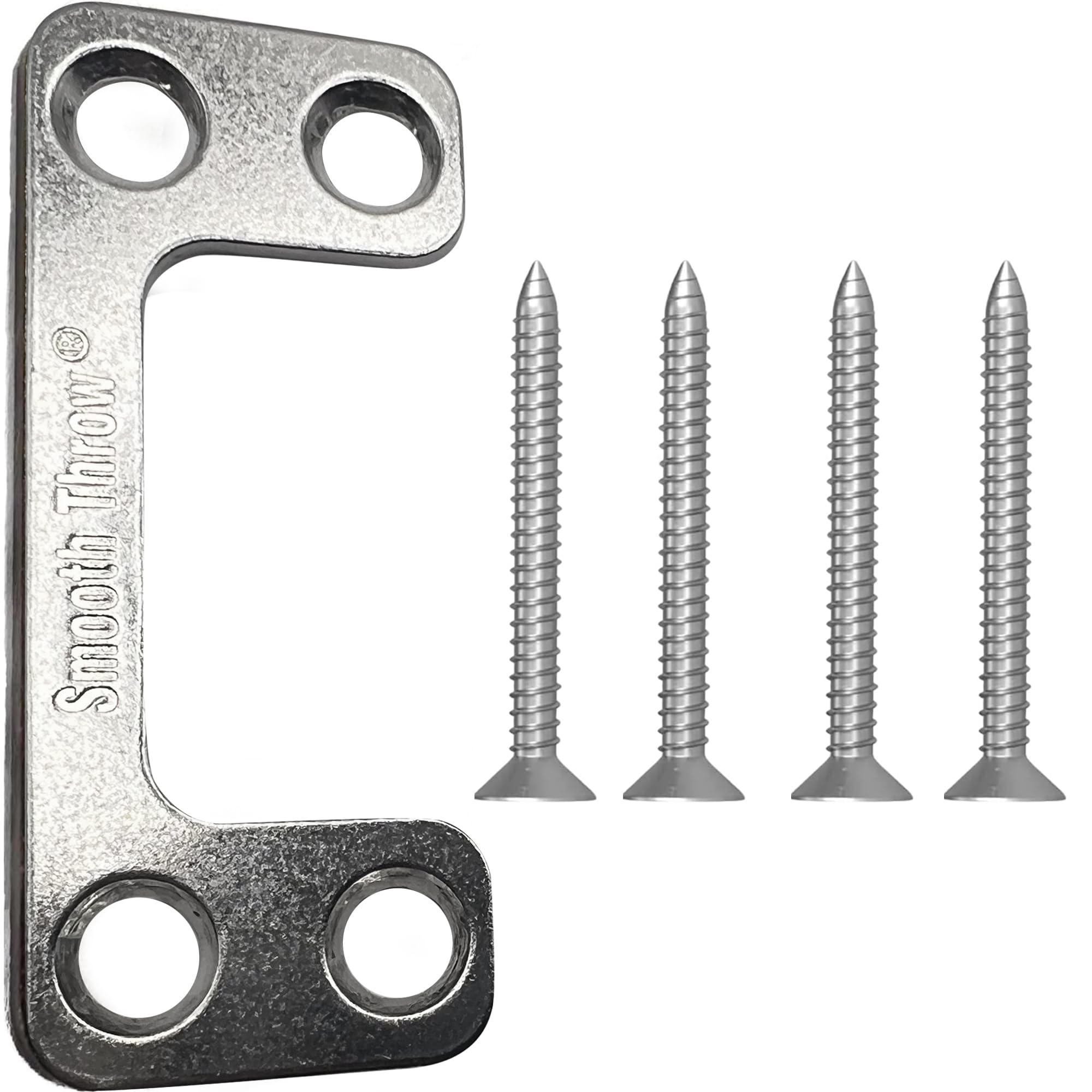 Oversized (1.125" x 2.75") Adjustable Strike Plate for Exterior Doors ...