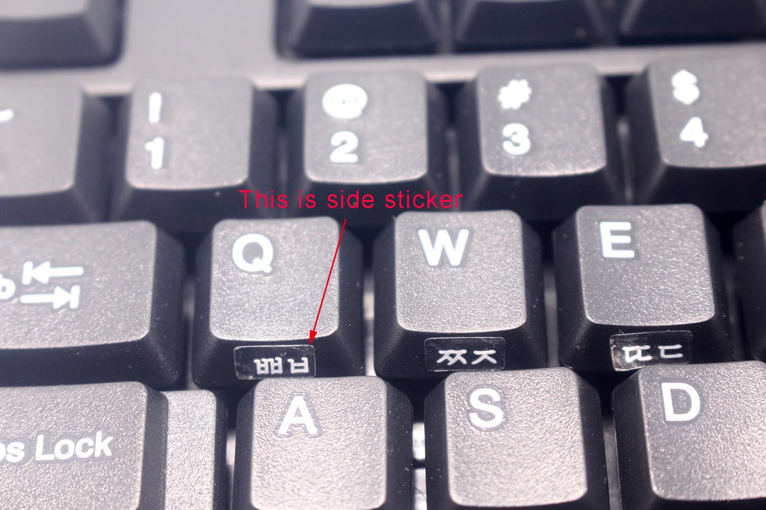 Snapklik.com : 2PCS Korean Keyboard Side Stickers For OEM Height ...