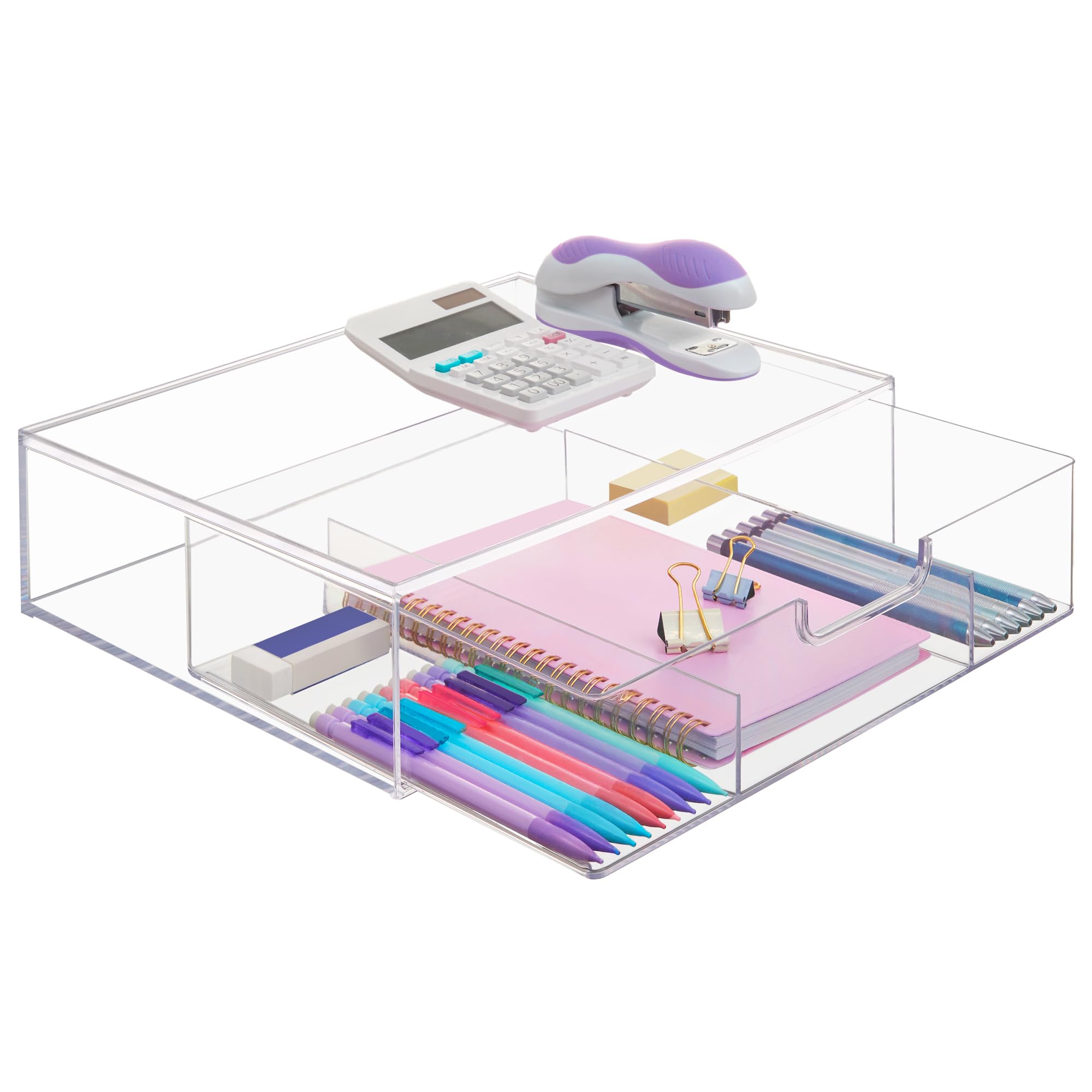 Amazon.com: STORi STAX Plastic Stackable Organizer Divided Drawer in ...