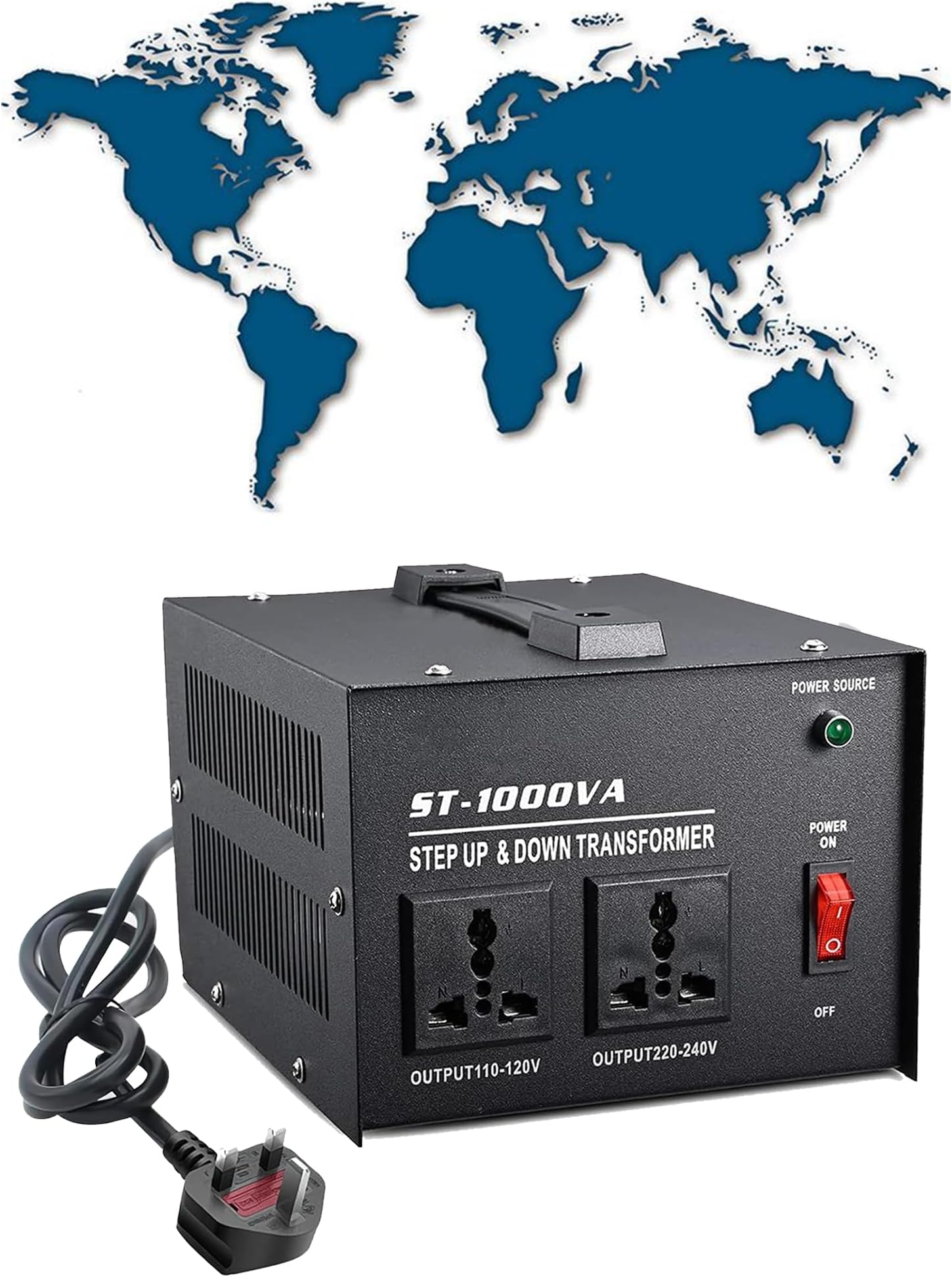 1000W Voltage Converter Transformer,110 to 220 Voltage Converter,110V ...