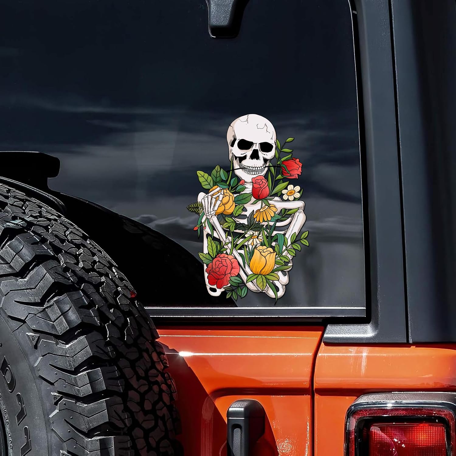 Amazon.com - Pink Skull Decor Sticker for Cars-Nouiroy Halloween ...