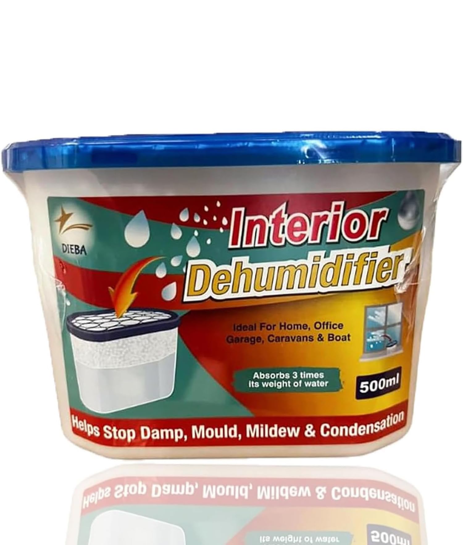 High Absorption 500ml Disposable Dehumidifier - Pack of 10 - Humidity ...