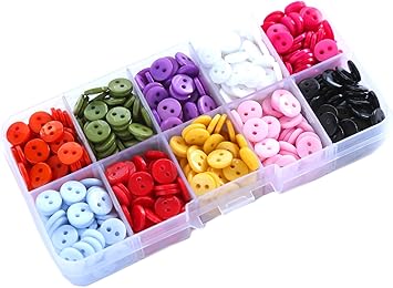 Amazon.com: GANSSIA 11/32 Inch (9mm) Very Small Buttons Tiny Size ...