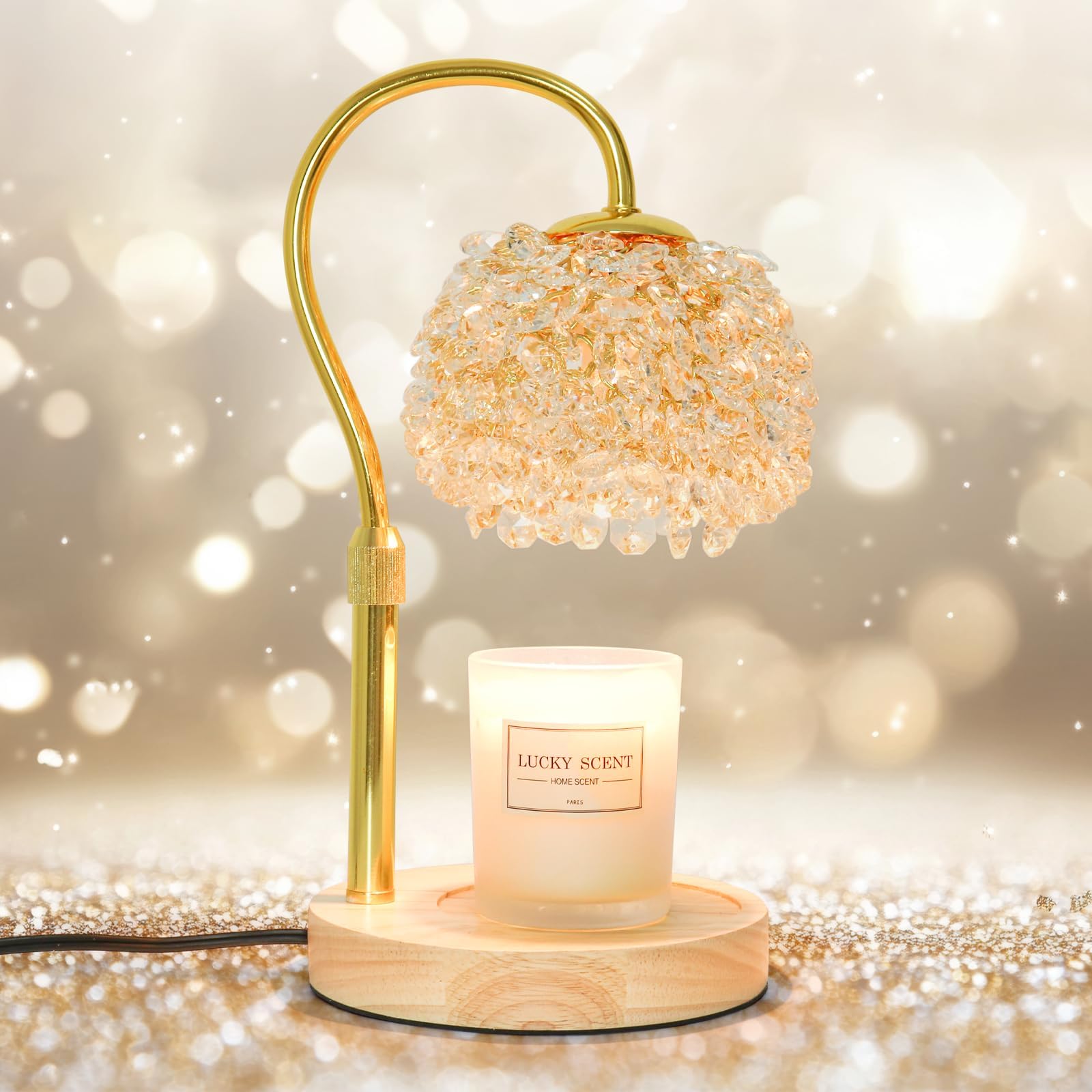 Amazon.com: Hisummer Candle Warmer Lamp with Timer, Dimmable Candle ...
