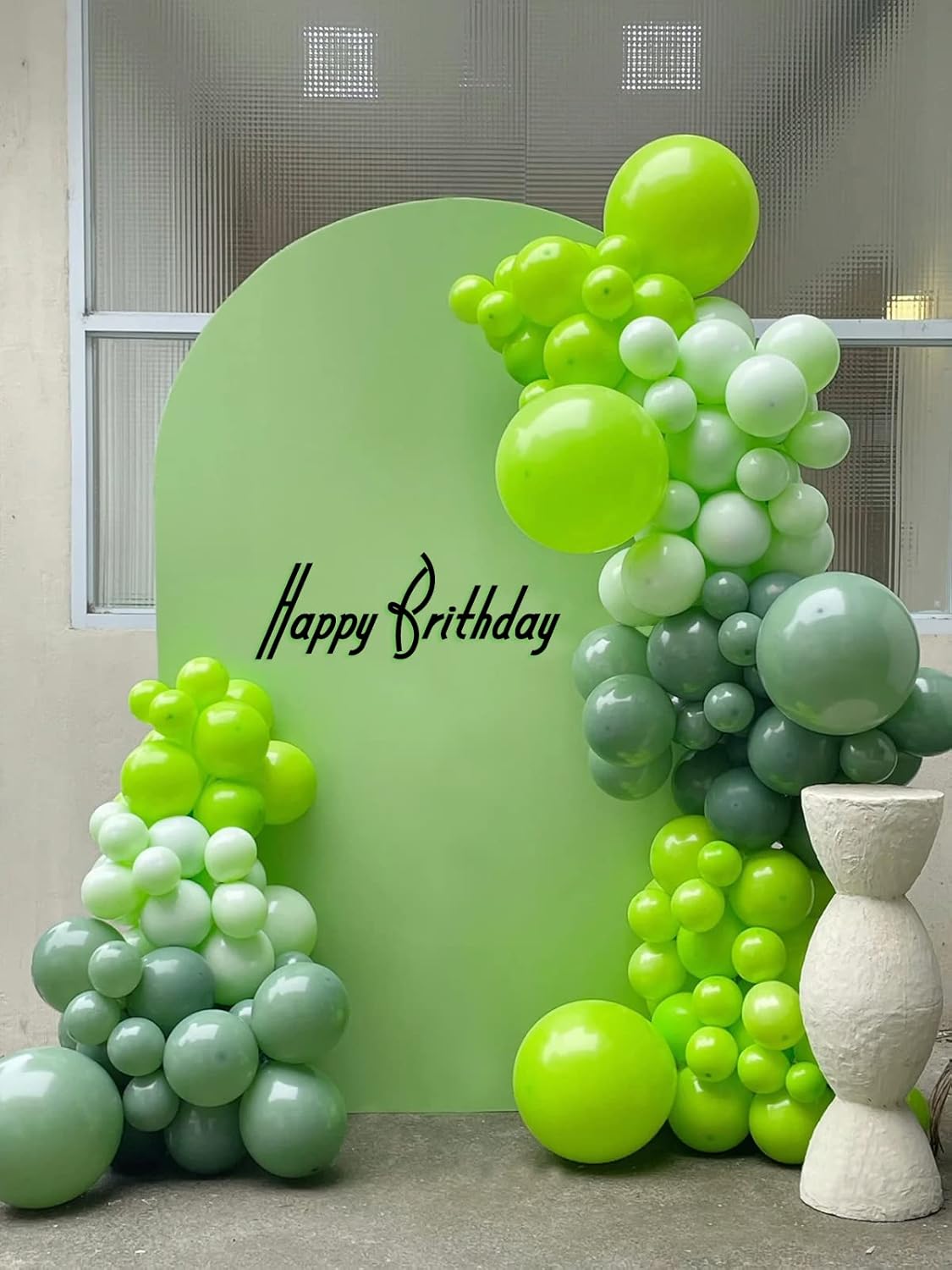 Globos de color verde lima de 12 pulgadas paquete de 100 globos de ...