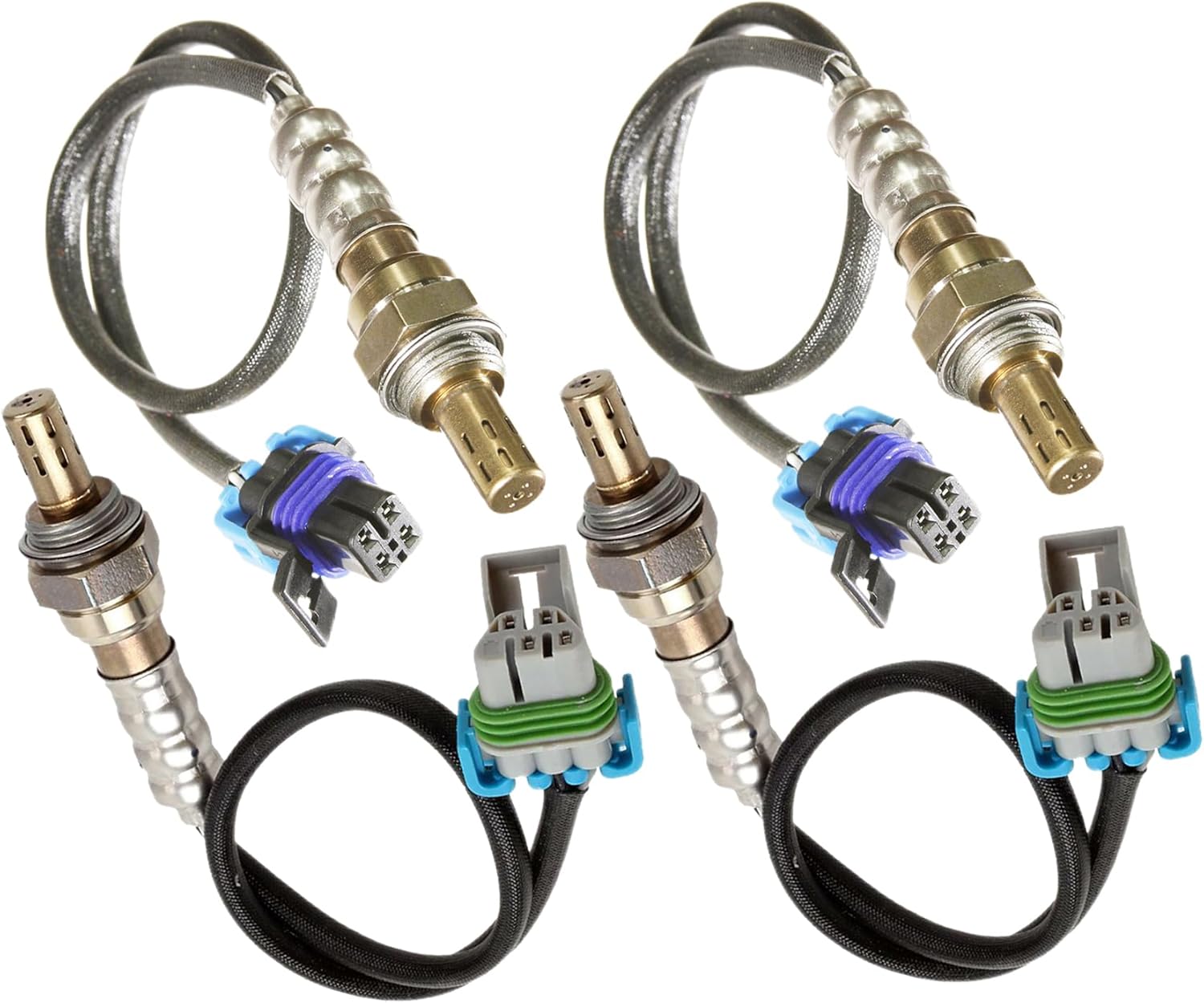 Amazon.com: 2 Pairs Oxygen O2 Sensor for 2006 Chevy AVALANCHE 1500 ...