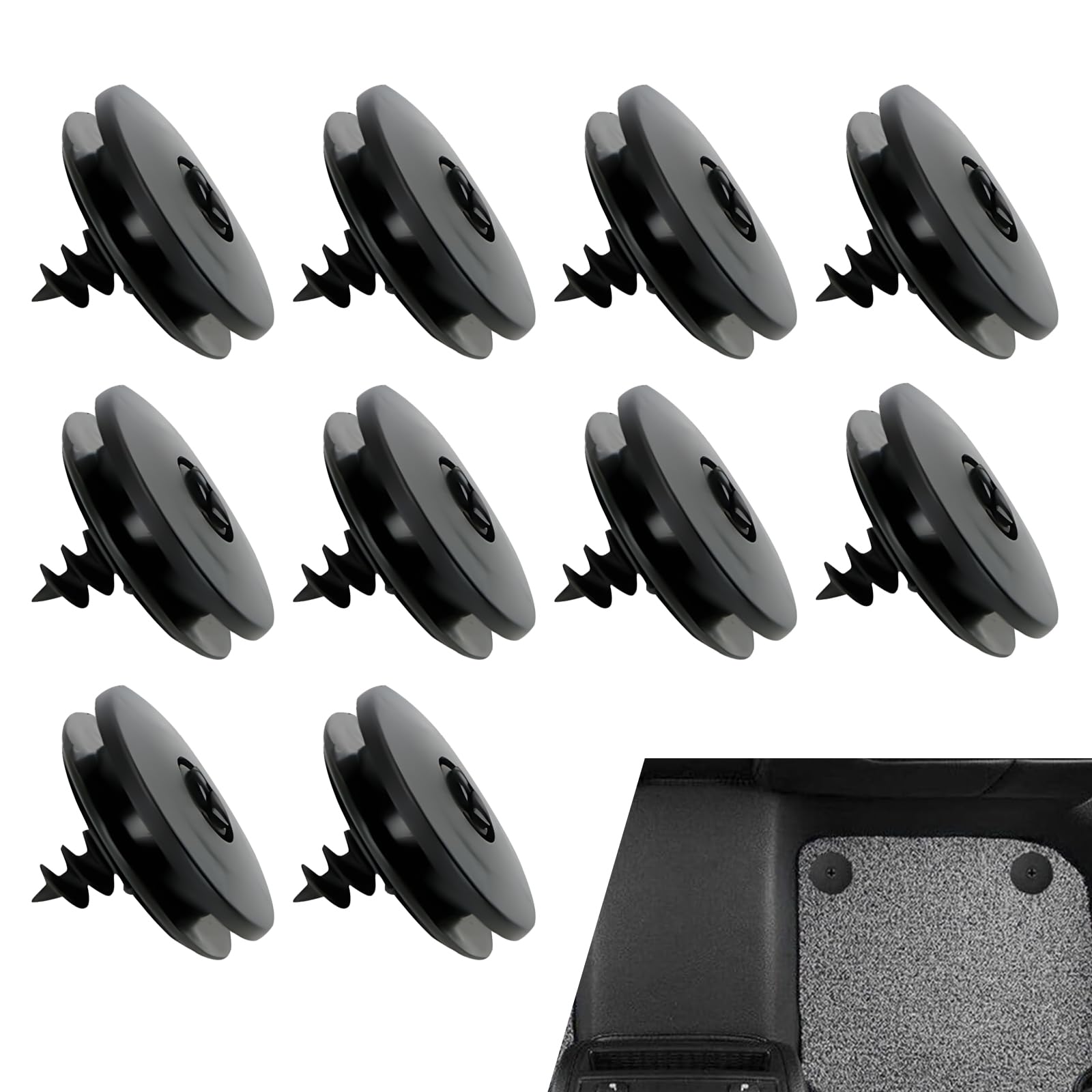 Amazon.com: dawfall 10 PCS Car Floor Mat Retainers, 1.4In x 0.79In Anti ...