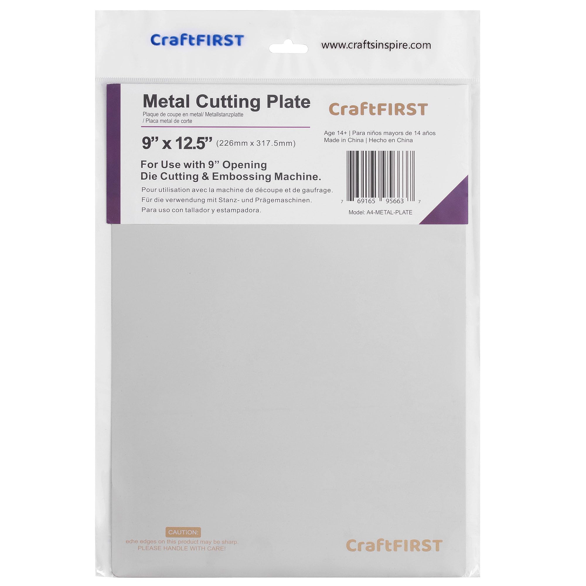 CraftFIRST 9 x 12.5 Metal Cutting Plates Die Cutting Accessaries 1PK ...