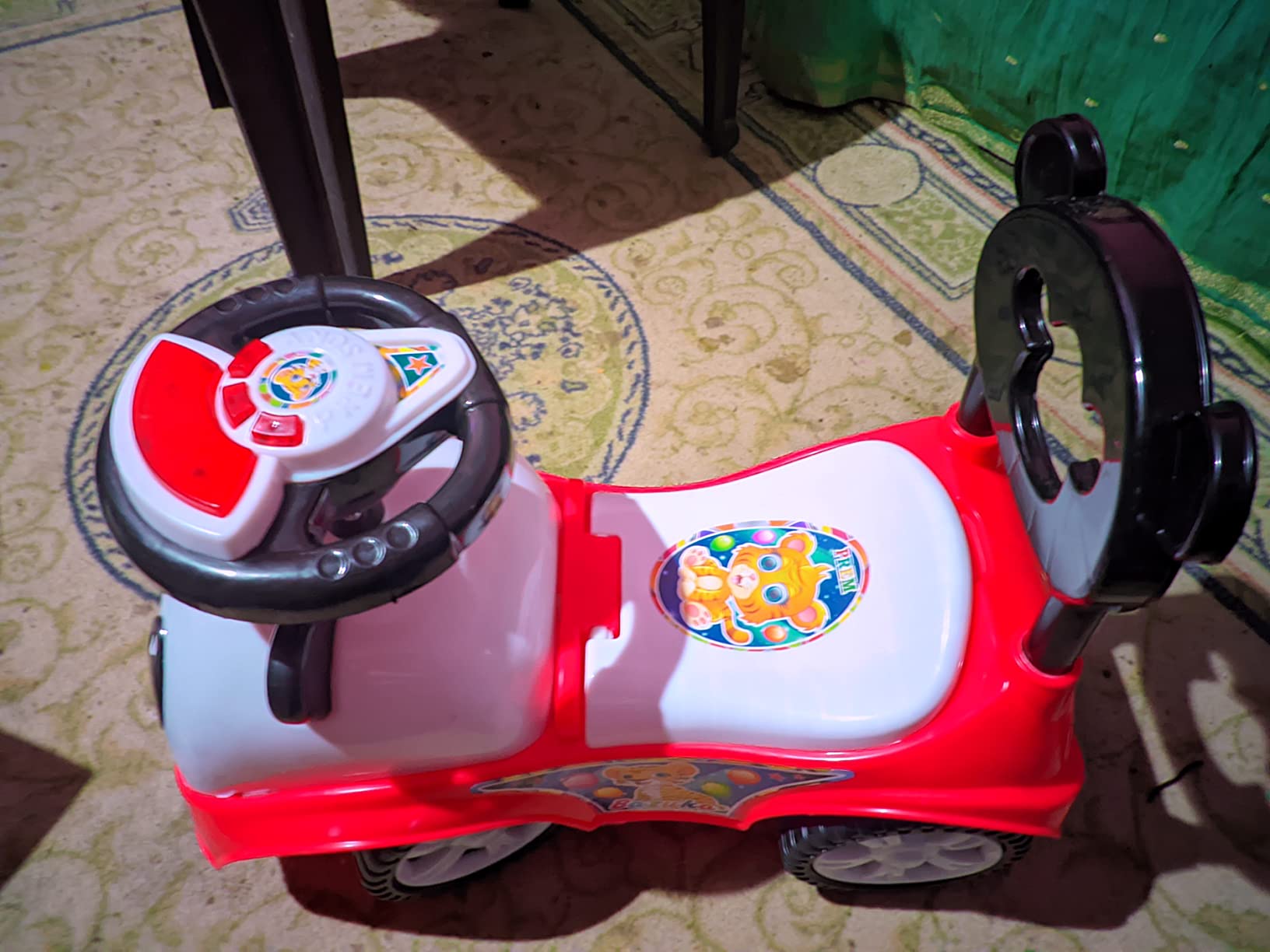 zebzo Ride on & Car for Kids with Steering, Push Car for Baby with ...