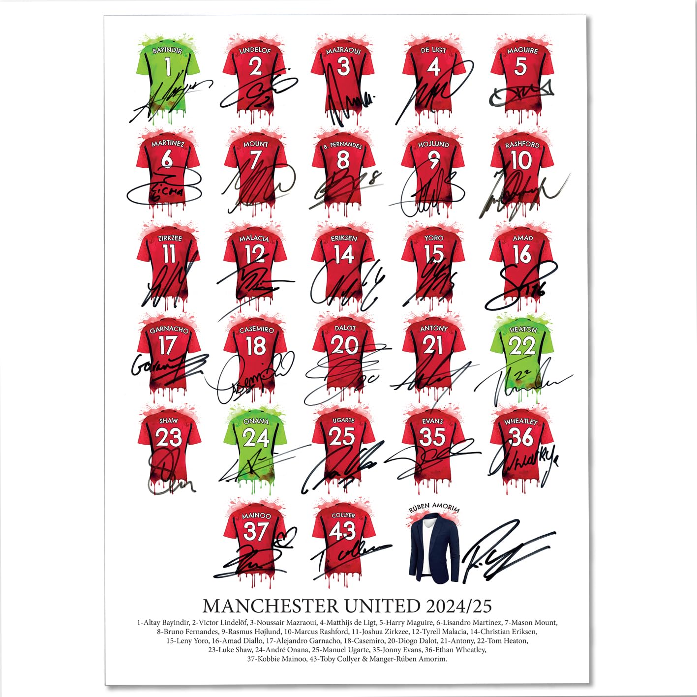 Manchester United Team Roster