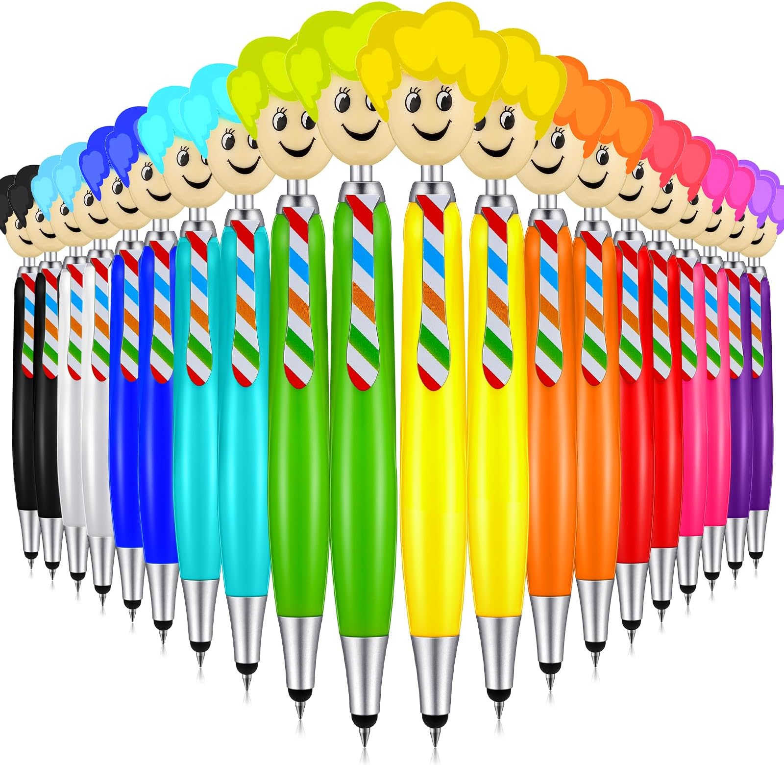 Amazon.com: Sayglossy Mop Head Pens Screen Cleaner Ballpoint 3 in 1 ...