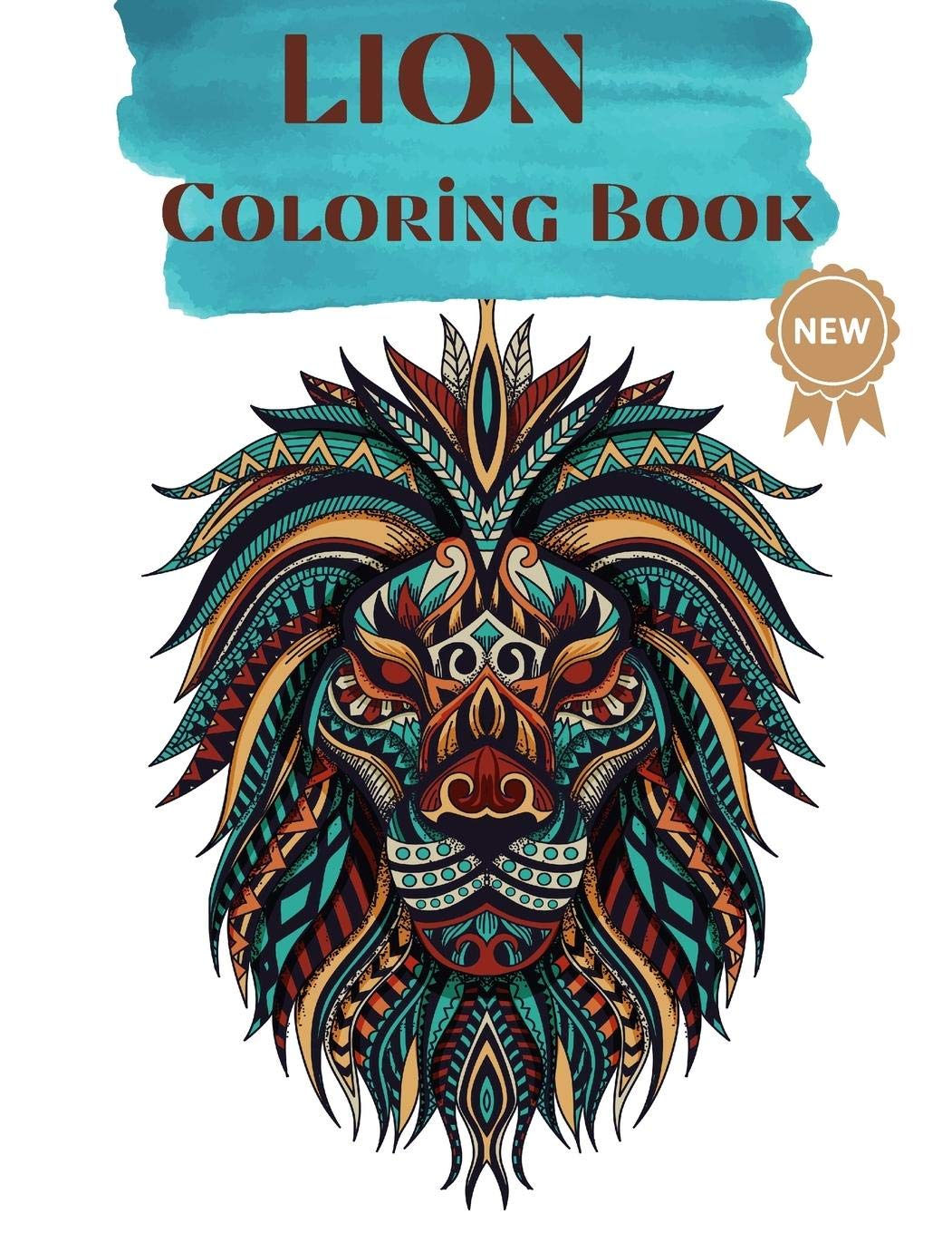 Buy Lion Coloring book: Nice Art Design in Lions Theme for Color ...