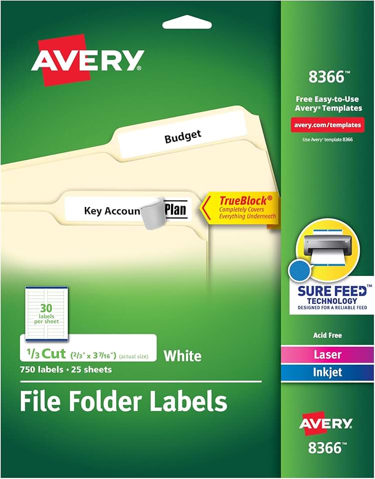 File Folder Labels | Amazon.com | Office & School Supplies - Labels ...