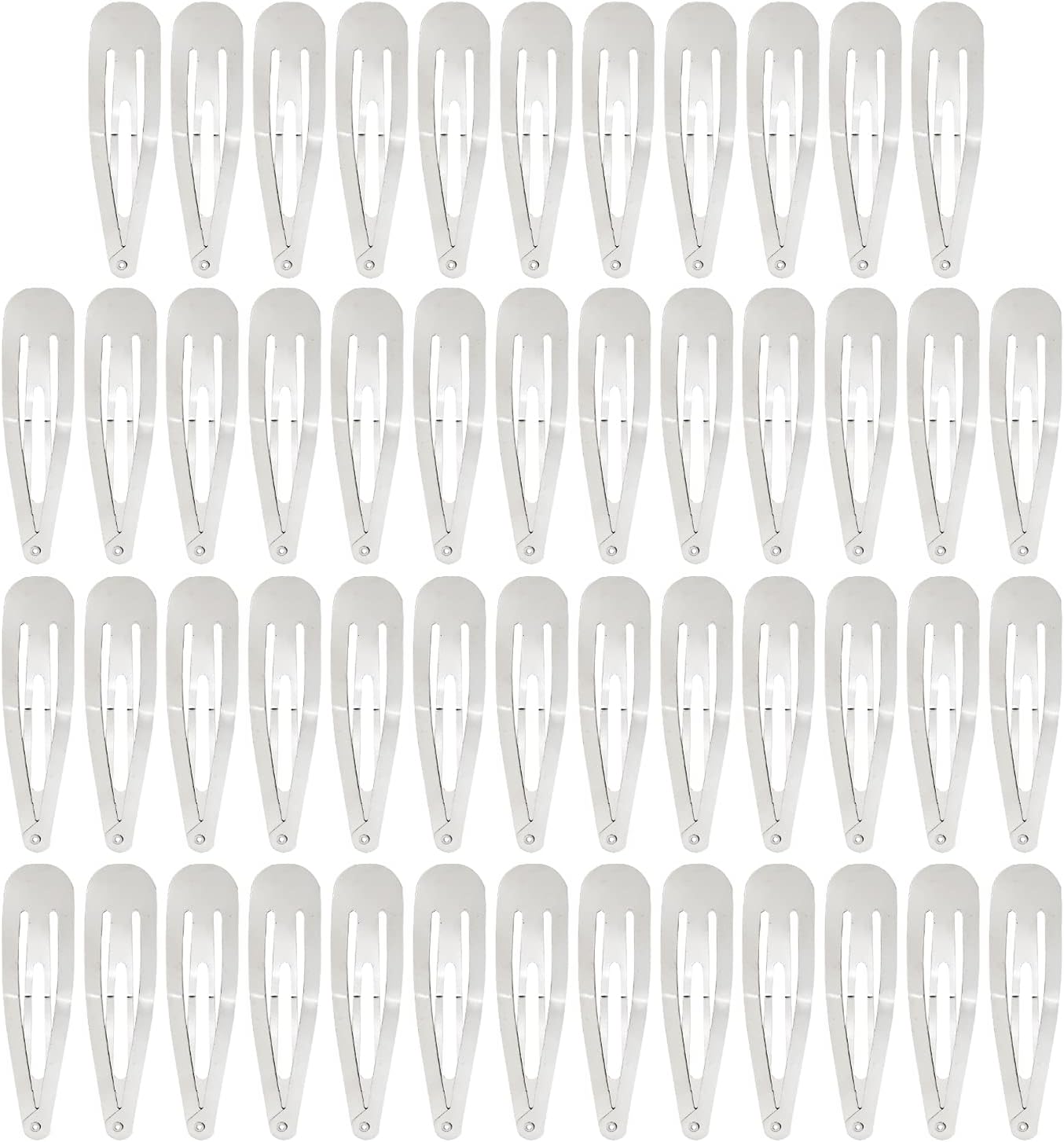 Amazon.com : Dofash 2IN/5CM Small Snap Hair Clips Matte Hair Barrettes ...