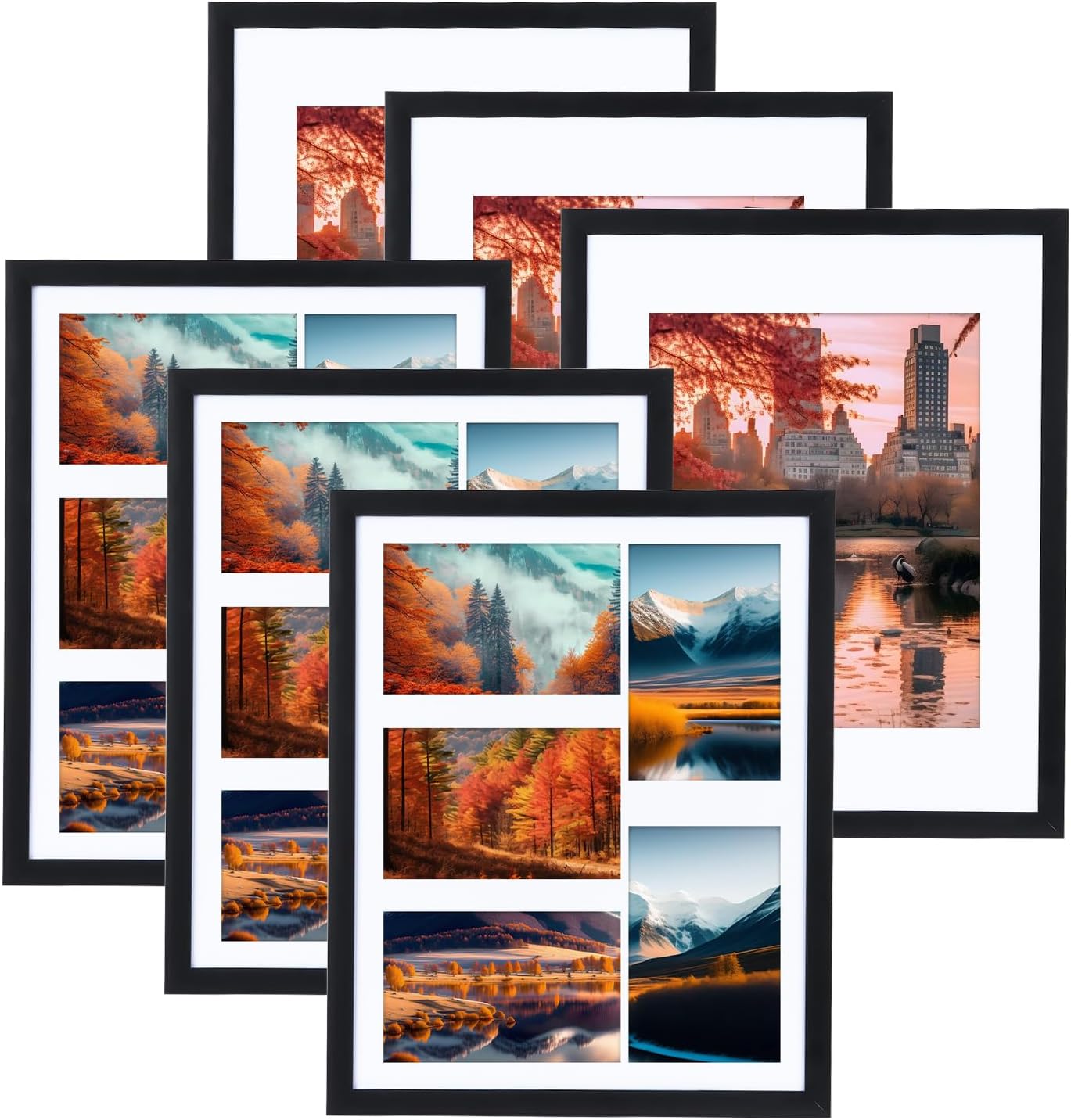 Amazon.com - TWING 11x14 Collage Picture Frame of 6, Wall Mounting ...