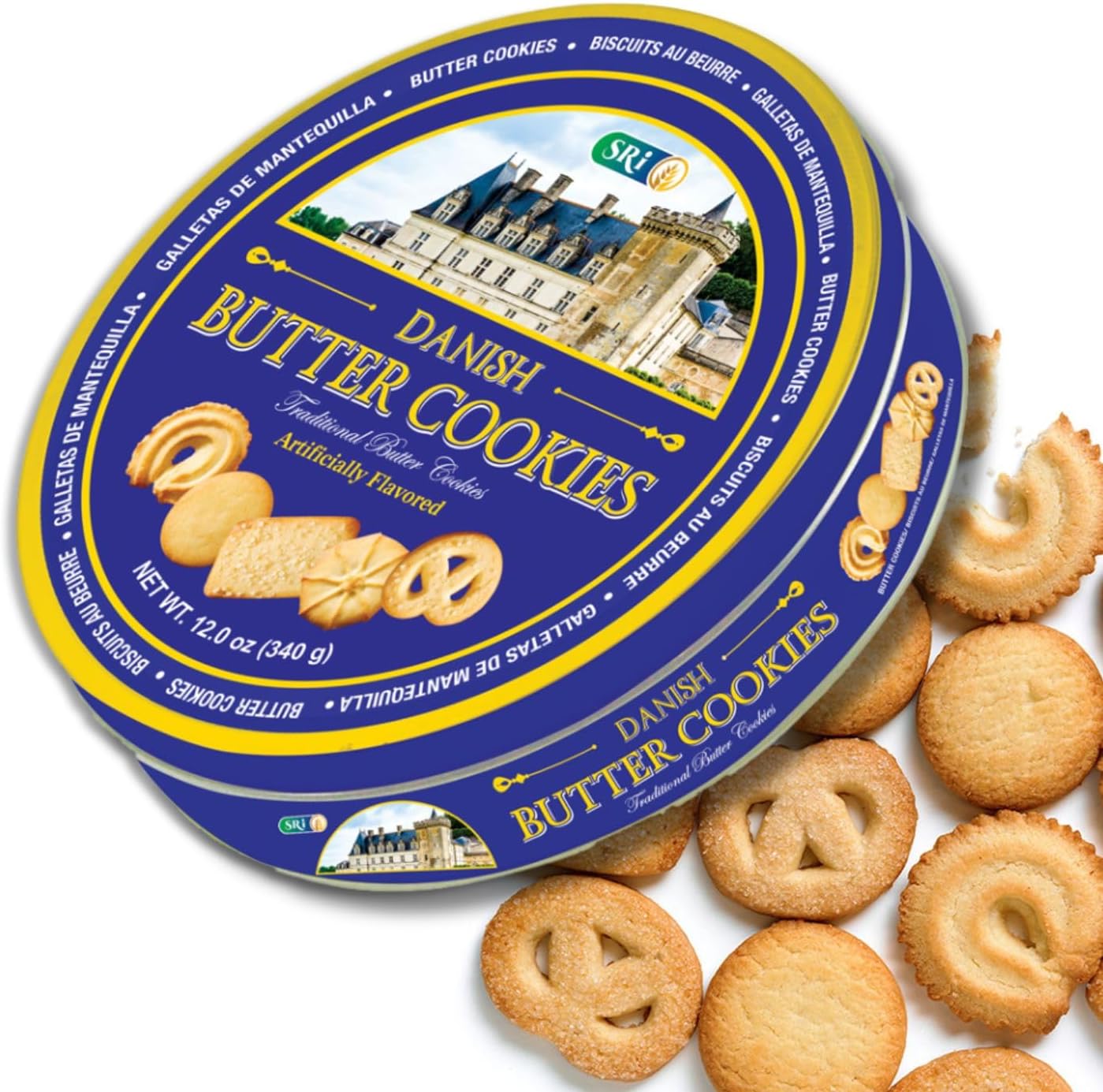 Amazon.com: Bauducco Assorted Butter Cookies Tin, 12 oz (Pack of 1 ...
