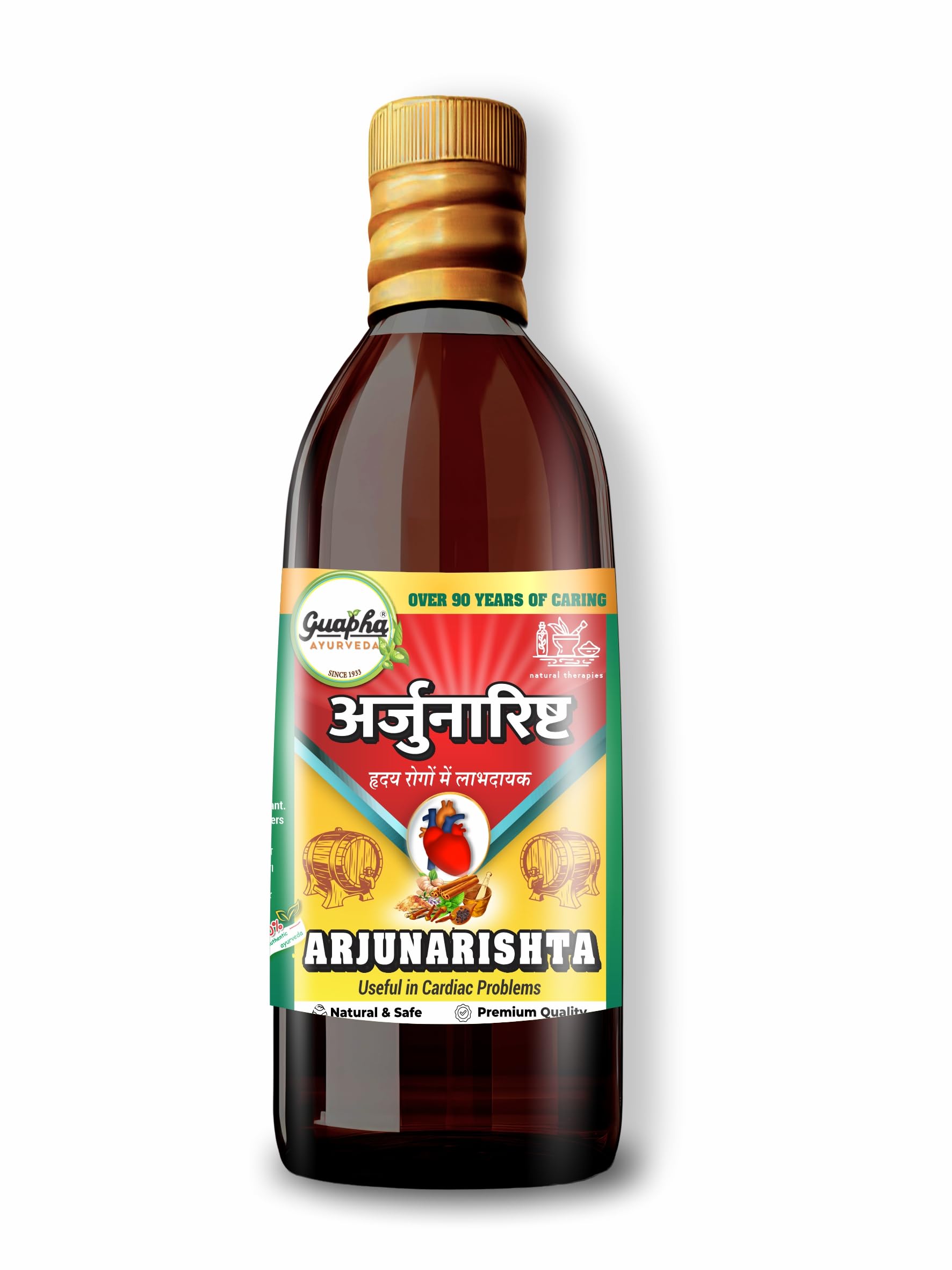 Buy Guapha Ayurveda Arjunarishta 800ml (400ml*2) - Ayurvedic Heart ...