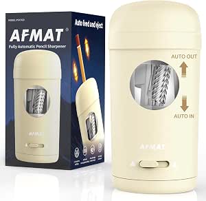 Amazon.com: AFMAT Electric Pencil Sharpener, Fully Automatic Pencil ...