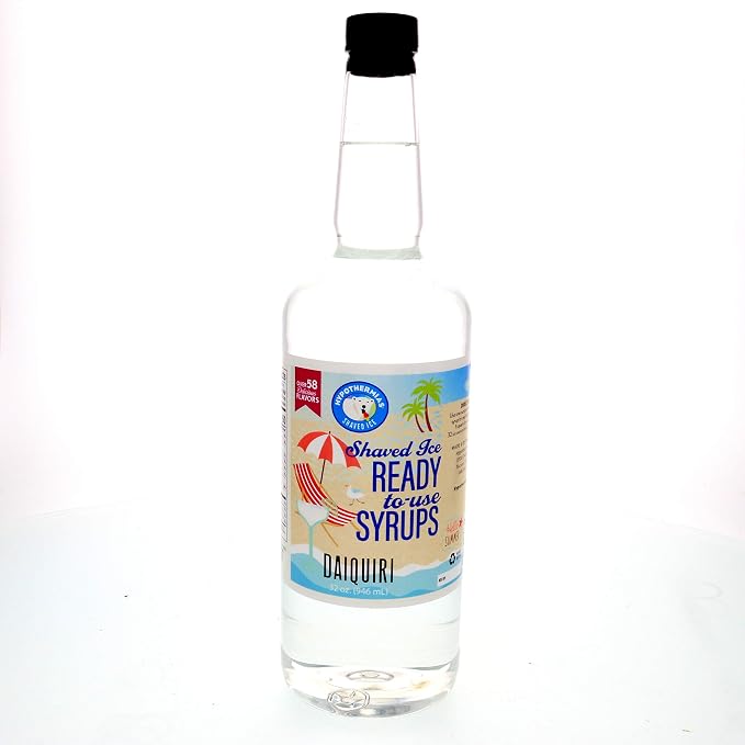 Amazon.com : Hypothermias Hawaiian Snow Cone Syrup, Shaved Ice Flavor ...