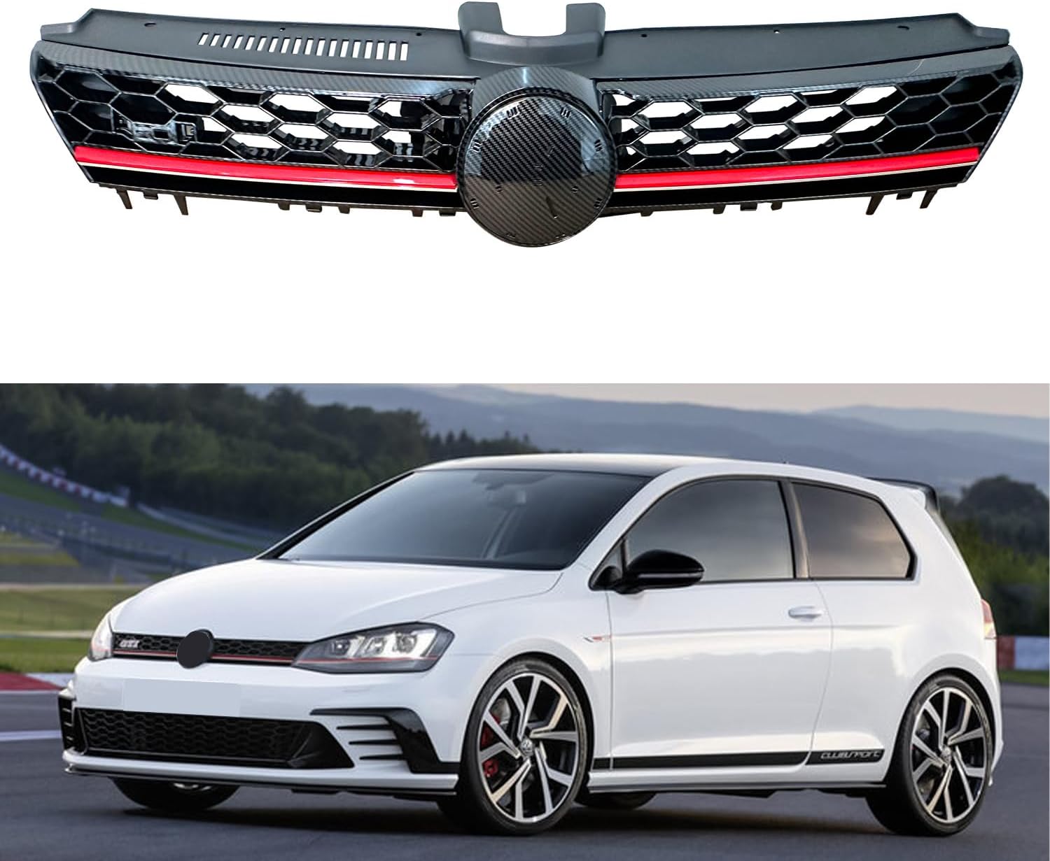 Amazon.com: BST BSSP Front Grille For 2010-2014 VW MK6 Golf/GTI/Jetta ...