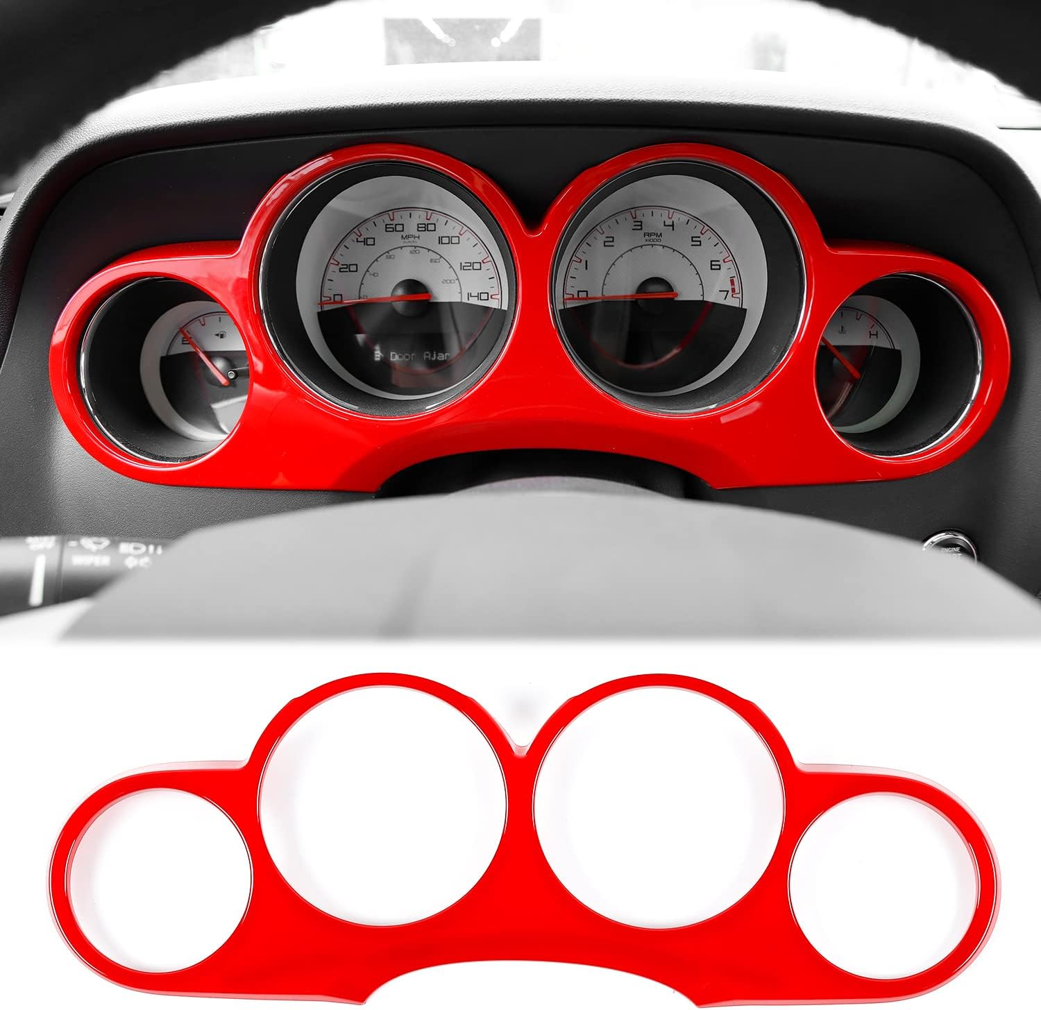 Amazon.com: Linskip Carbon Fiber Dashboard Trim Fit for 2010-2014 Dodge ...