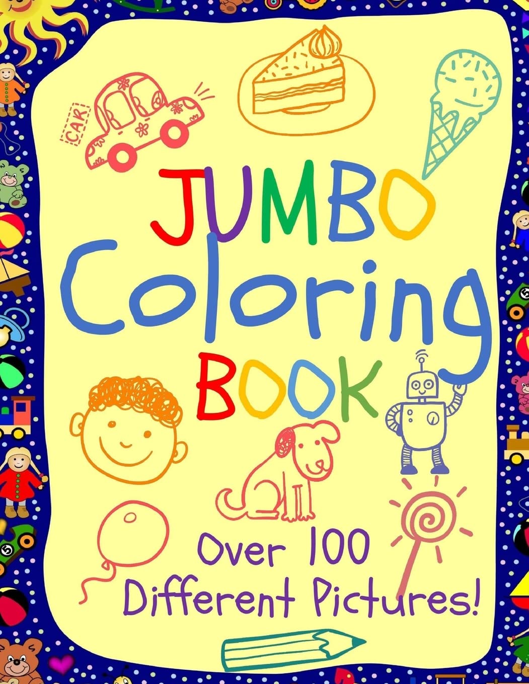 Jumbo Coloring Book: Jumbo Coloring Books for Kids: Giant Coloring Book ...