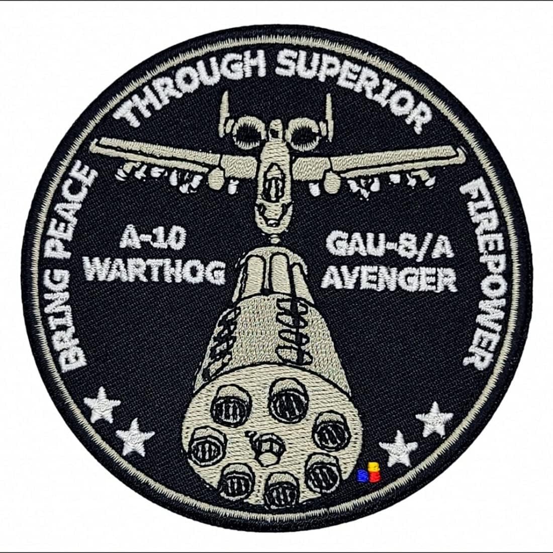 Amazon.com: Air Force A-10 Warthog Peace Through Superior Firepower Morale Patch - 3.5 X 3.5 ...