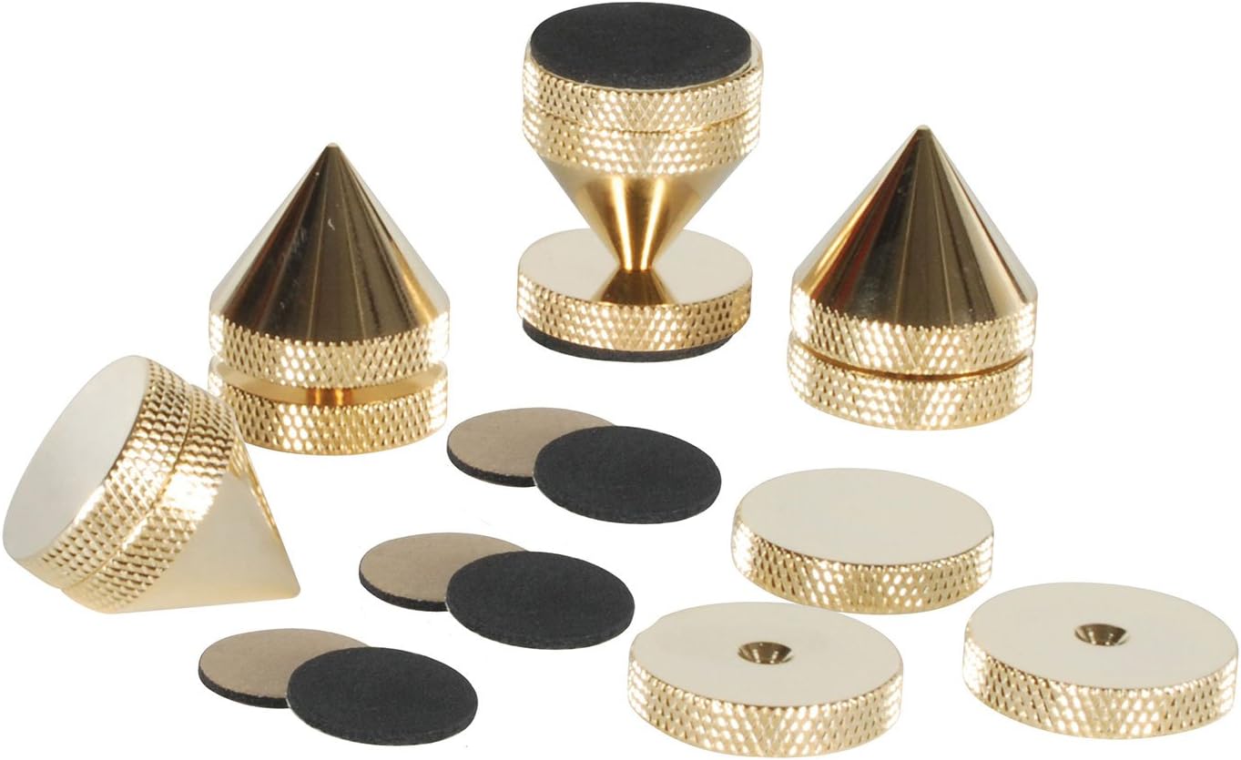 Amazon.com: Audio Video Component Equipment Solid Brass Isolation Feet ...