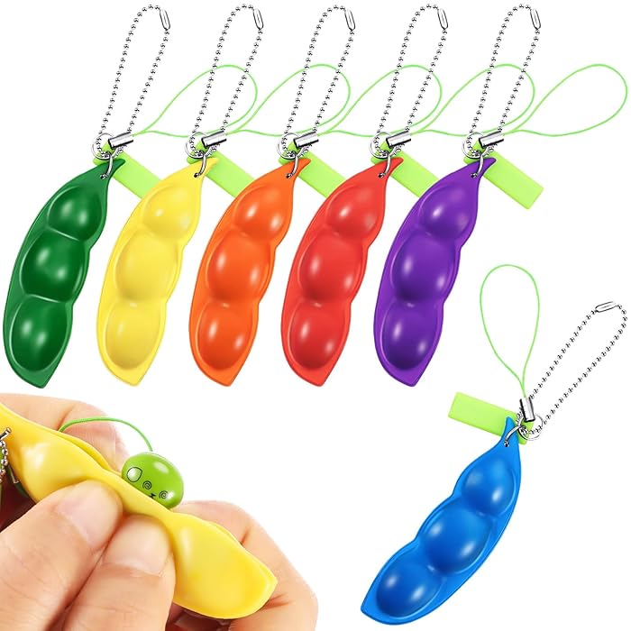 Buy 6 Pieces Pea Fidget Toy Pea Popper Fidget Toy Peas in a Pod ...