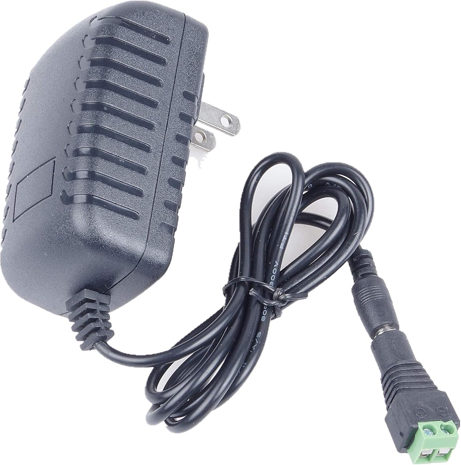 KNACRO DC 12V 2A Power Supply Adapter, AC 100-240V to DC 12 Volt 2 Amp ...