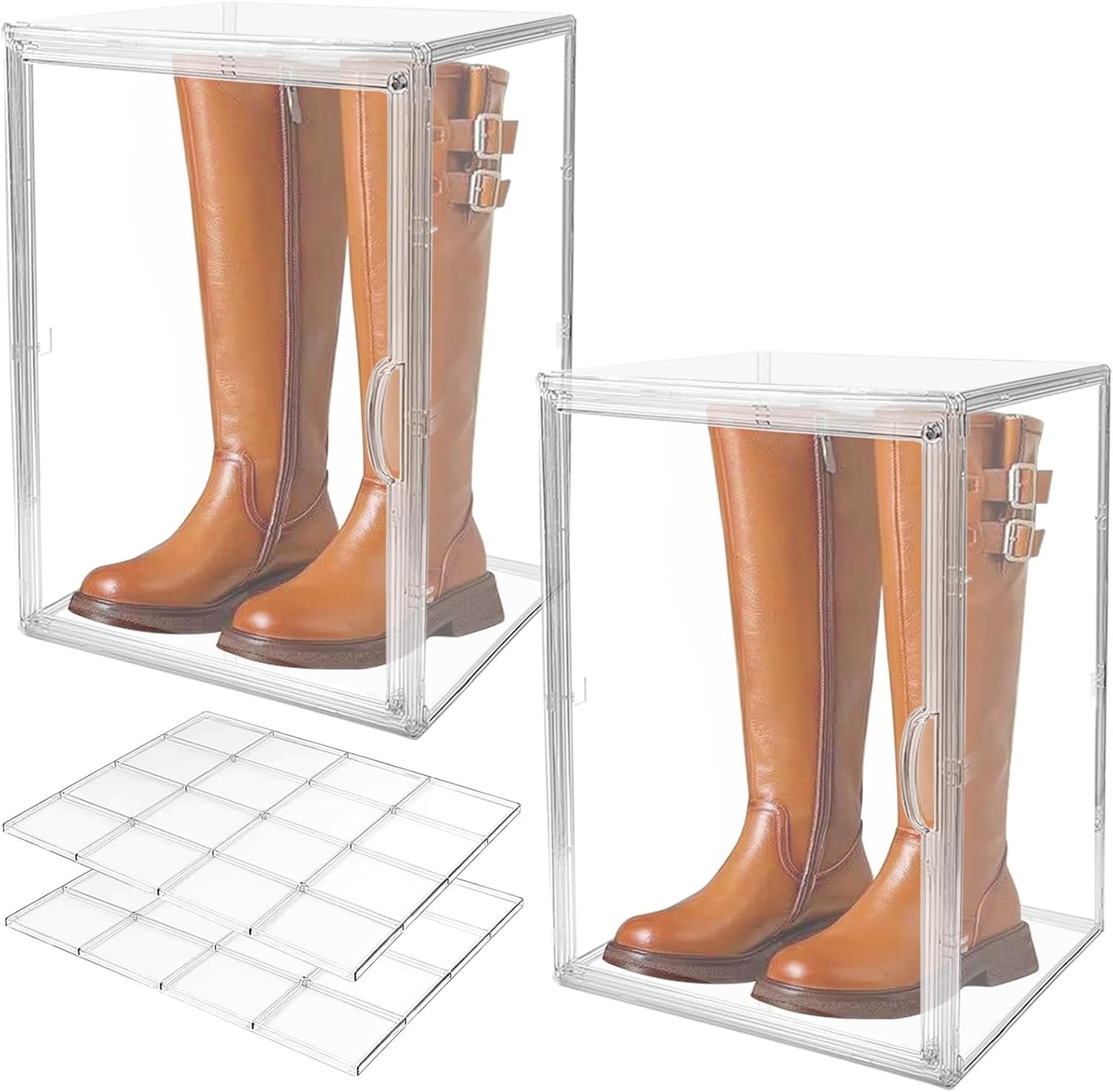 Amazon.com: Sibosen XX-Large Boot Shoe Box Organizers, Super Large Boot ...