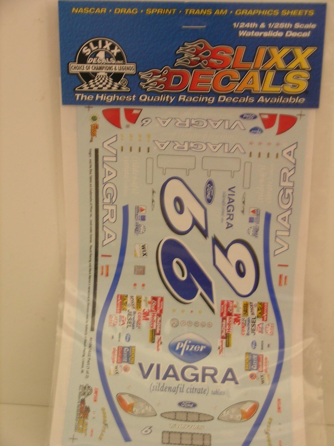 Amazon.com: Slixx Decals-"Viagra" Race Car Decal : Sports & Outdoors