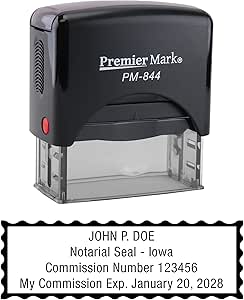 Amazon.com : Premier Mark Notary Self-Inking Stamp for All 50 States ...