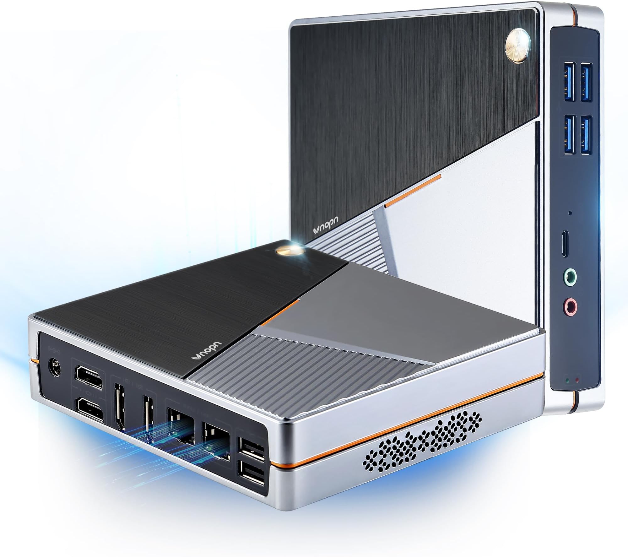 Amazon.com: VNOPN N100 Mini PC Dual LAN, Windows 11 Pro with License ...