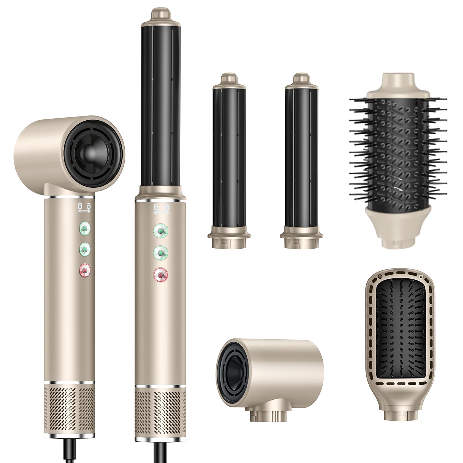 5 in 1 Air Styler Set, 320 Million Ionic Magic Styler, 110000 RPM High ...