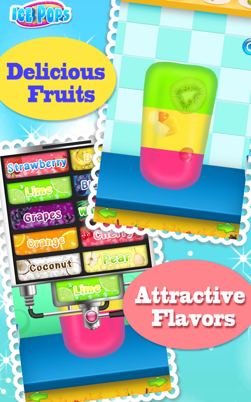 Ice Pops Maker Salon (Kindle Tablet Edition) - App on the Amazon Appstore