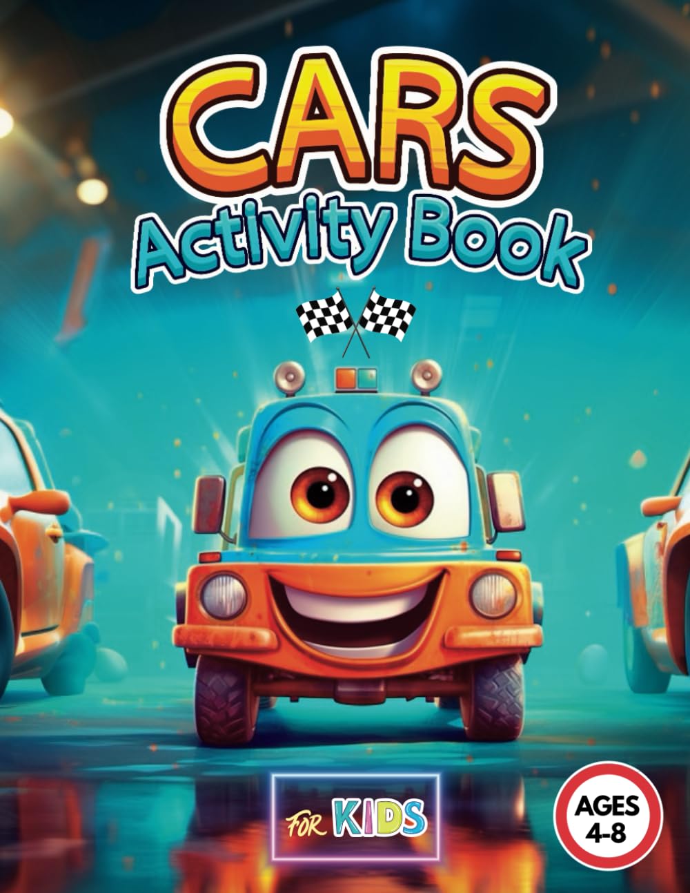 Cars-Activity-Book-for-Kids-Ages-4-8:-Mazes,-Shadow-Matching,-Spot-the ...