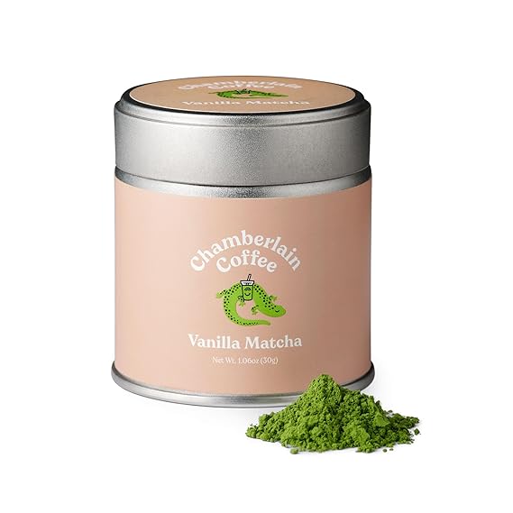 Amazon.com: Chamberlain Coffee Vanilla Matcha Powder - Ceremonial Grade ...