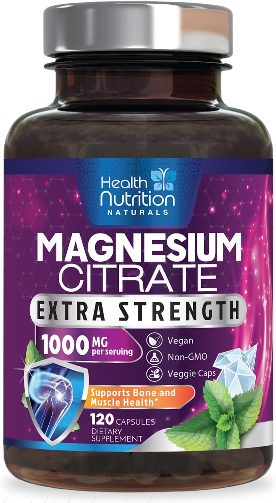 Amazon.com: Magnesium Citrate Extra Strength 1000 mg - High Absorption ...