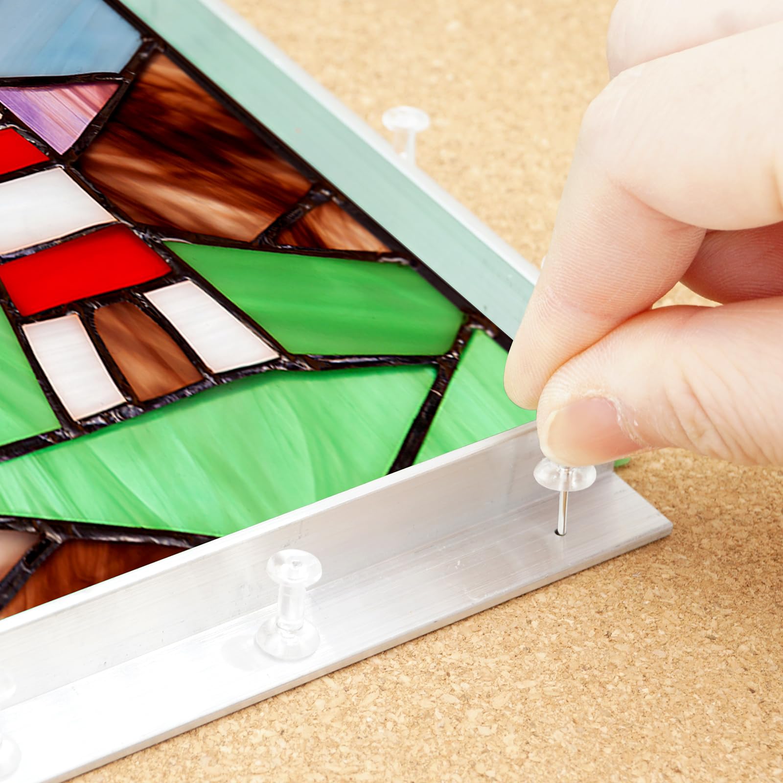 Snapklik.com : ZAWAGIIK Layout Block System For Stained Glass Panels 12 ...