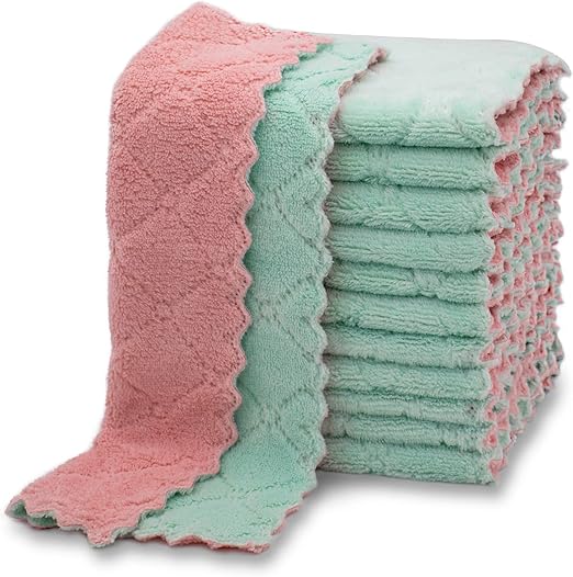 Amazon.com: kimteny 12 Pack Kitchen Cloth Dish Towels, Premium ...